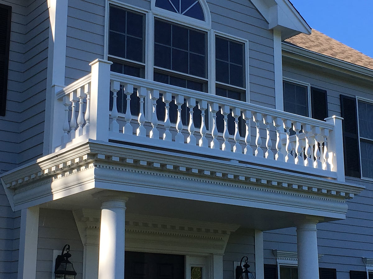 Fypon Urethane Balustrade on Home – Depot Digest