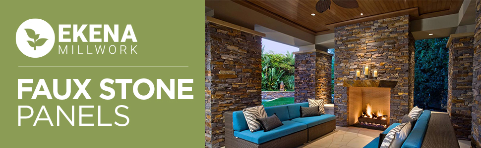 Ekena Millwork PNU24X48CACO 48 5/8-Inch W x 24 3/4-Inch H x